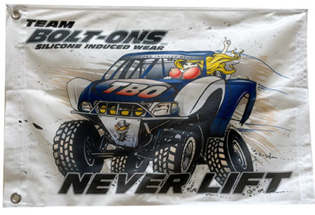 Team Bolt-Ons 2'x3' TROPHY JESSE Lighted Whip Replacement Flag - Team ...