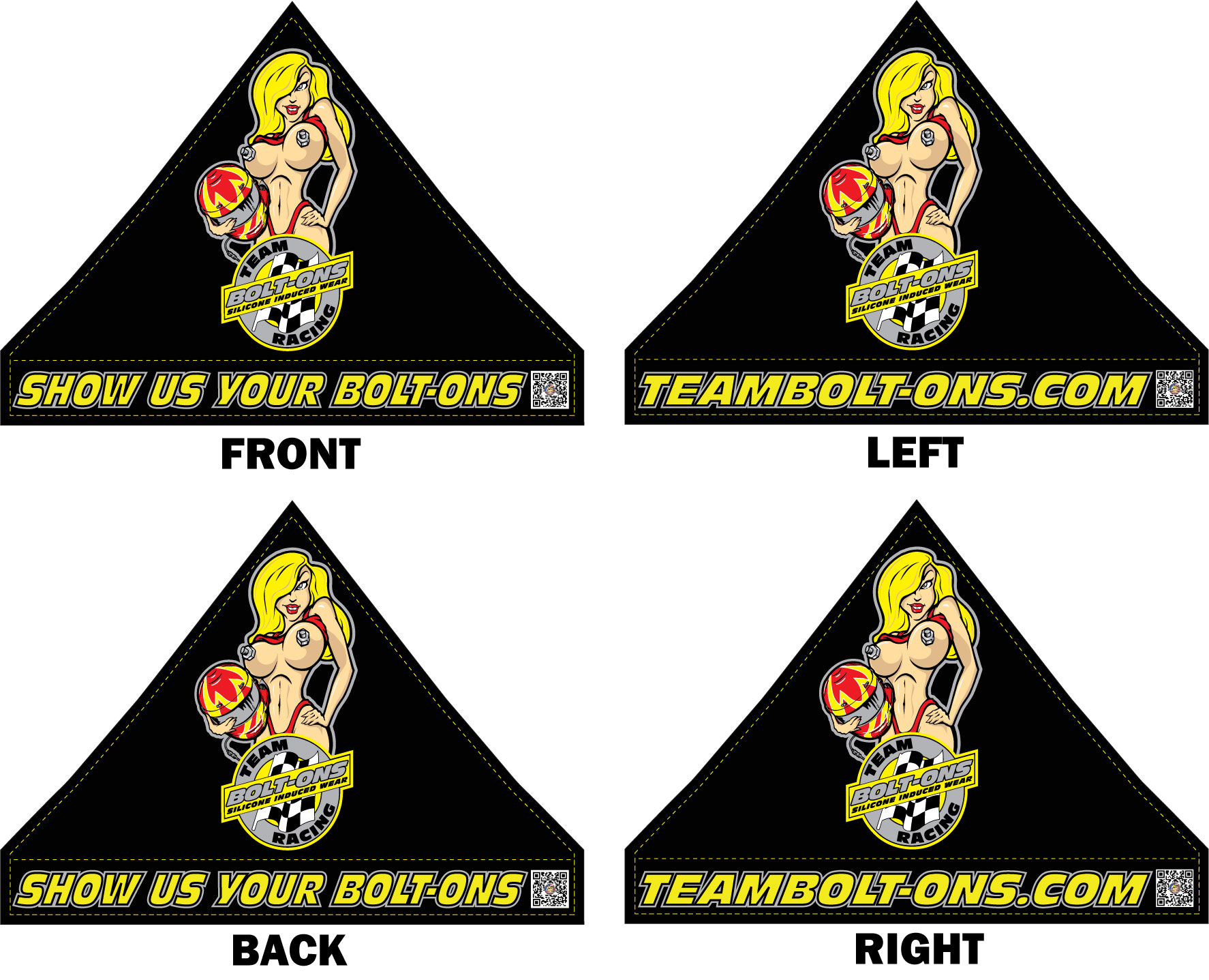 RACE JESSE 10X10 CANOPY TOP - Team Bolt-Ons